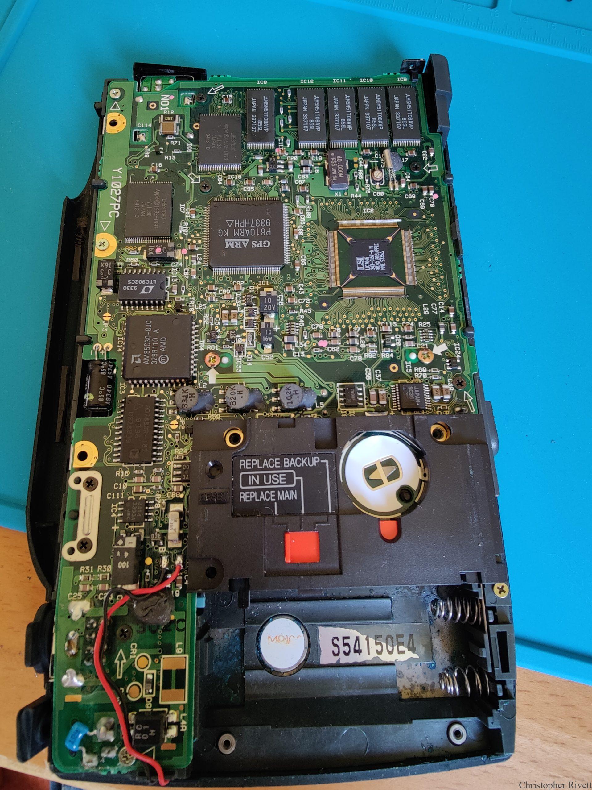 Apple Newton MessagePad MP110 restoration – Christopher Rivett